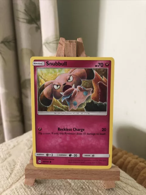 PokÉmon Trading Card Game Snubbull Sun And Moon Base Set Common 90 149