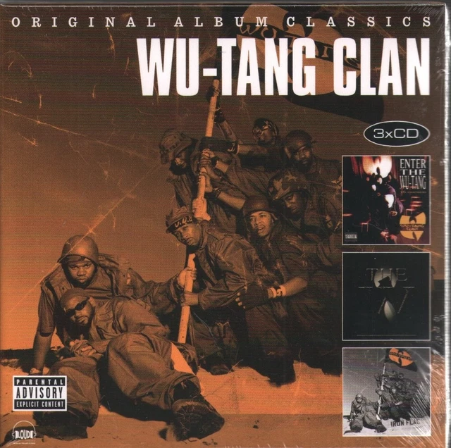 WU TANG CLAN ORIGINAL ALBUM CLASSICS TRIPLE CD 3CD, 3 album set ...