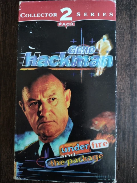 GENE HACKMAN COLLECTOR’S Series Under Fire & The Package VHS Double ...