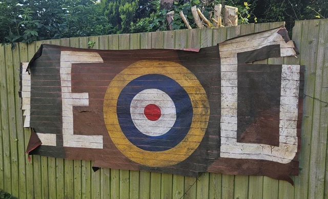 WW2 BRITISH, HAWKER Hurricane Fighter, Large Fabric Panel Battle Of ...