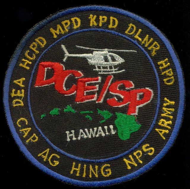DEA DCE/SP DOMESTIC Cannabis Eradication/Suppression Program Patch AA-1 ...