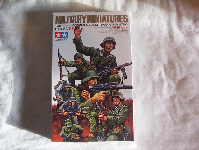 TAMIYA MASSSTAB 1:35 Deutsche Infanterie Sturmtruppen Modellbausatz ...
