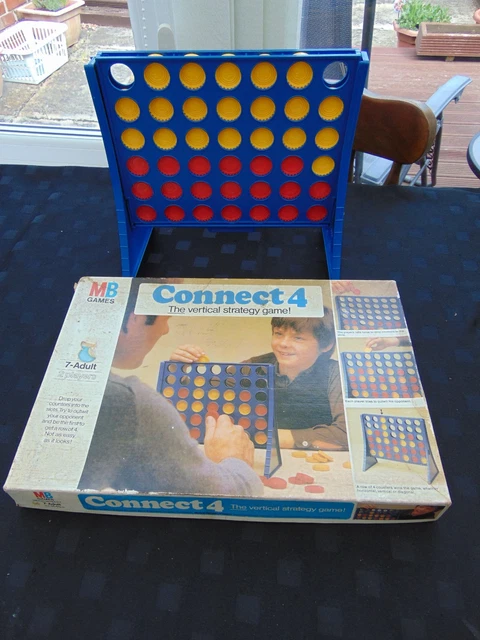 VINTAGE CONNECT 4 - MB Games Original 1976 Edition £10.00 - PicClick UK
