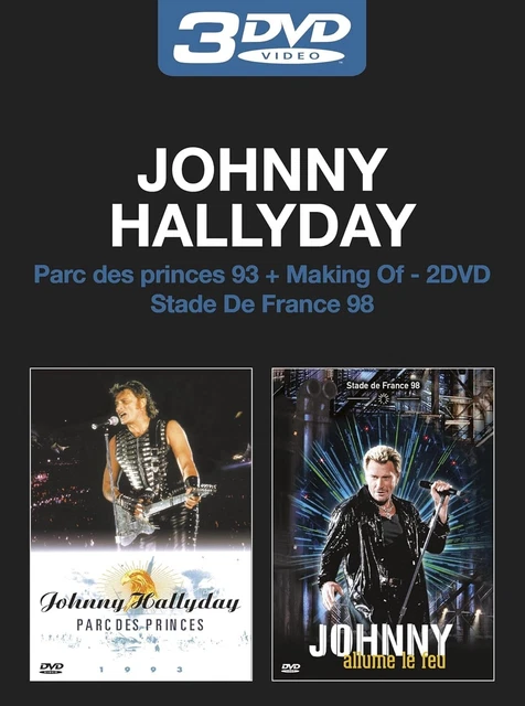 DVD &COFFRET JOHNNY Hallyday" 93 et 98 NEUF SOUS BLISTER EUR 17,00 ...