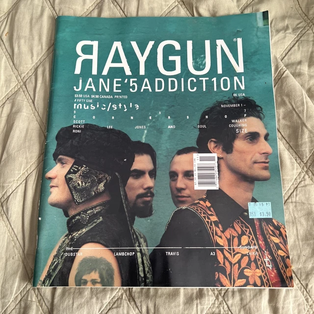 RAY GUN MAGAZINE Music + Style Issue #51 November 1997 Jane'5 Addiction ...