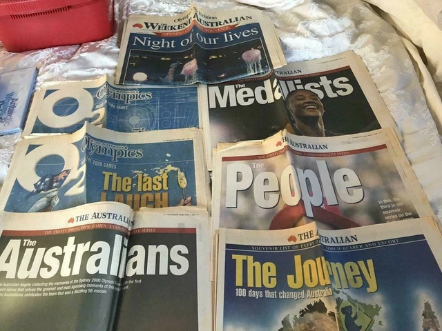 7 * THE Australian Newspaper Sydney Olympics 2000 Games $14.95 ...