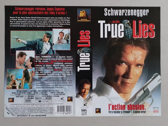 JAQUETTE VHS - True Lies - Vhs Sleeve - Arnold Scharzenegger EUR 3,00 - PicClick FR