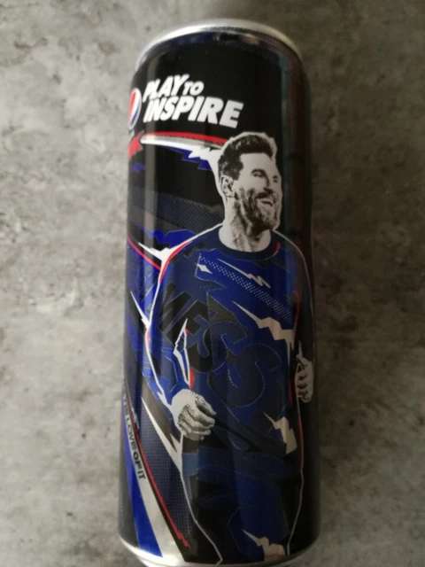 1 VOLLE PEPSI Max Cola Dose Messi Football Full Can 330ml Champions ...