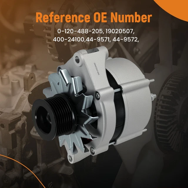 12V 65A ALTERNATOR For Crawler Dozer Tractors Lift Trucks 584E Loaders ...