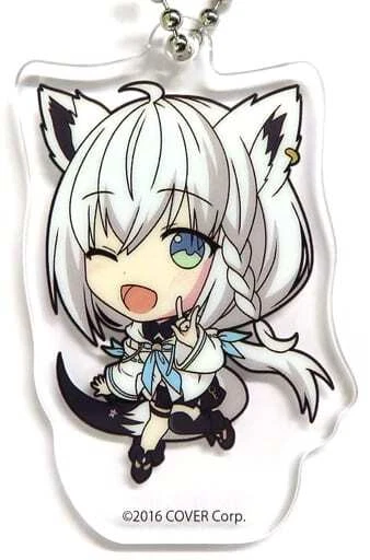 SHIRAKAMI FUBUKI VIRTUAL Youtuber Hololive Lawson Acrylic Keychain £64. ...