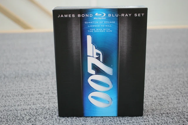 007 JAMES BOND: 3-Movie (3-Disc Set, Blu-Ray, 2009) $19.99 - PicClick CA