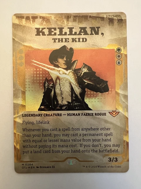 MTG KELLAN, THE Kid Showcase - Outlaws of Thunder Junction - Mitica ...