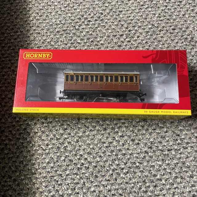 HORNBY R40116A LB&SCR 4 Wheel 3Rd Class Coach 881 With Lights Oo Gauge ...