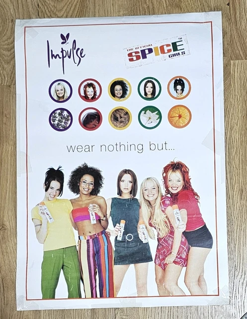 SPICE GIRLS VINTAGE IMPULSE promotional poster rare £20.00 - PicClick UK