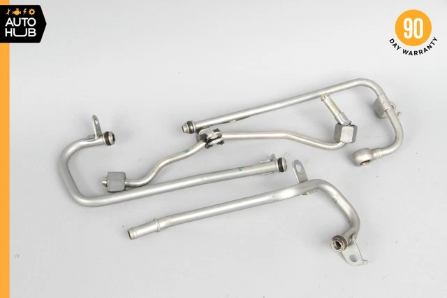 MERCEDES W204 C250 SLK250 Engine Motor Charger Coolant Hose Line Pipe ...