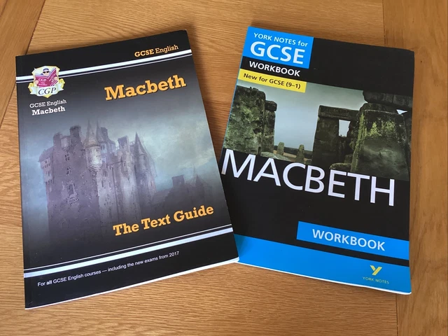 MACBETH GCSE ENGLISH Shakespeare Text Guide & Workbook ~ Good Condition ...