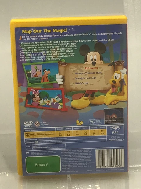 MICKEY MOUSE CLUBHOUSE - Mickey's Treasure Hunt - Dvd - B $9.00 ...