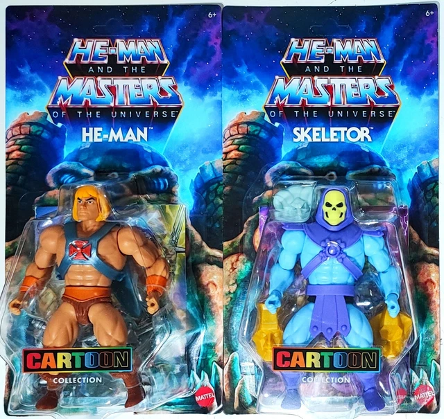 MATTEL MASTERS OF the Universe Origins He-Man + Skeletor Cartoon ...