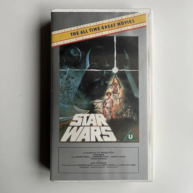 STAR WARS EX-RENTAL CBS FOX VHS Video Silver - Tested £24.99 - PicClick UK