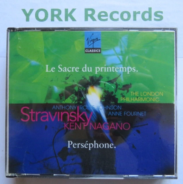 STRAWINSKY - LE Sacre du Printemps / Persephone NAGANO - Ex 2 CD Set Virgin EUR 12,76 - PicClick DE