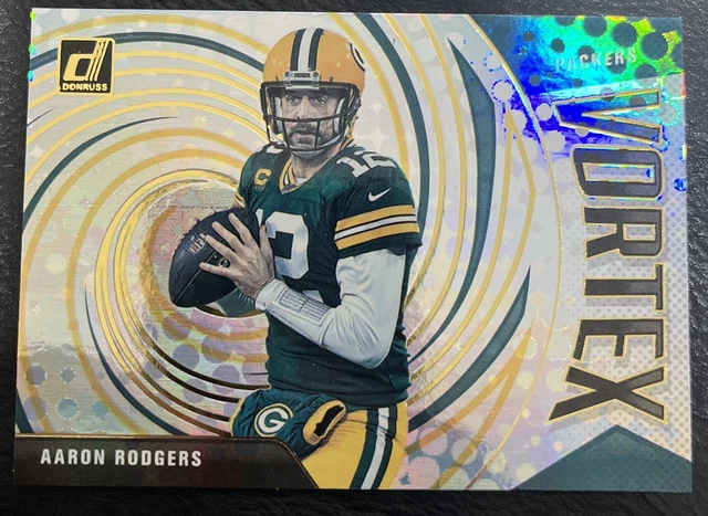 AARON RODGERS 2021 Panini Donruss Vortex #VTX-ARO. Packers Green Bay ...