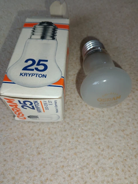 GLÜHBIRNE OSRAM 25 Krypton E27 matt EUR 6,00 - PicClick DE
