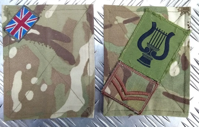 MTP BLANKING PATCHES with Corps of Army Music & Chevrons TRF Patch ...