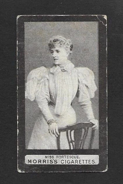 RARE CARD 1899 - B.Morris - Actresses (Tommy Atkins) - Miss Fortescue ...