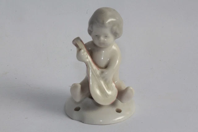 GOEBEL DEMI FIGURINE porcelaine Putti musicien (56261) EUR 98,00 ...