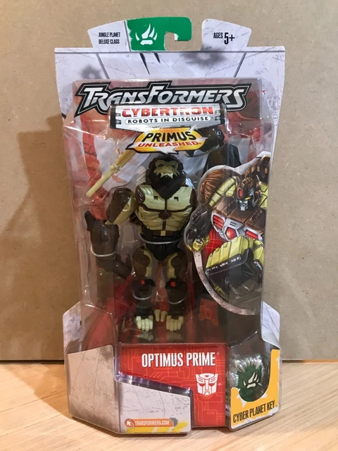 TRANSFORMERS RID PRIMUS Unleashed Optimus Prime Jungle Planet Deluxe ...