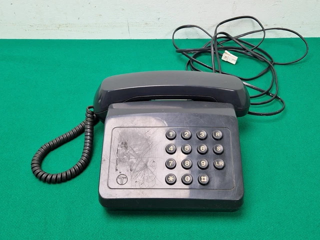RETRO DARK GREY Tribune for BT British Telecom 9802AR Telephone £9.99 ...