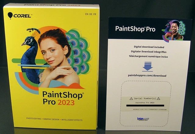 COREL PAINTSHOP PRO 2023 Vollversion Win Box Dauerlizenz + Handbuch PDF ...