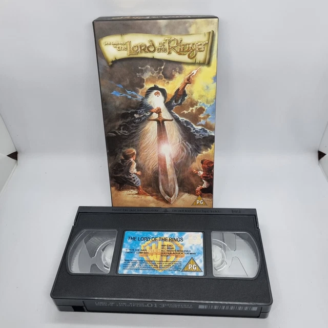 THE LORD OF The Rings Animated VHS Tape Original Box 2001 £6.99 ...
