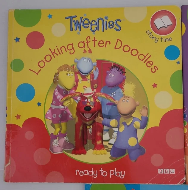 3 TWEENIES STORY Time Picture Books Bundle Lot Paperback Vintage BBC ...