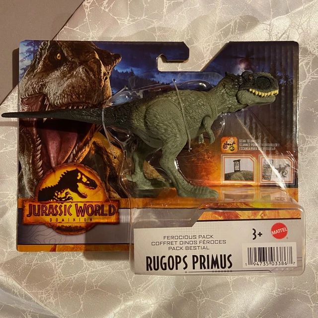 JURASSIC WORLD RUGOPS Primus Dinosaur Figure Ferocious Pack Toy ...