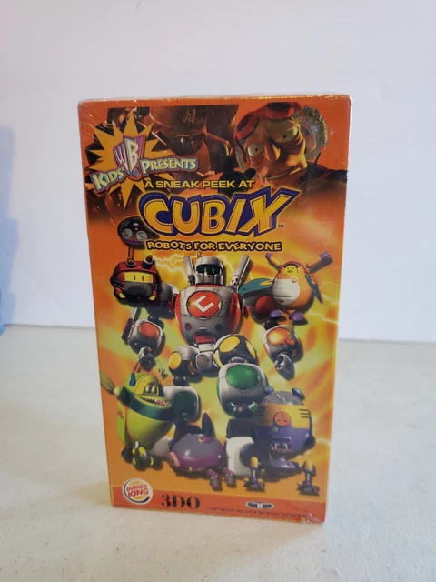 CUBIX VHS TAPE Robots for Everyone Burger King WB Kids 2001 SEALED NEW ...