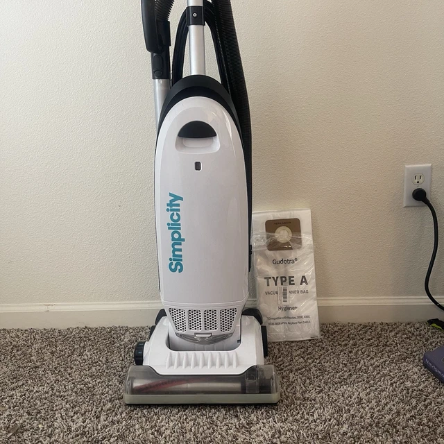 SIMPLICITY ALLERGY BAGGED Upright Vacuum Cleaner Multi-Surface HEPA ...