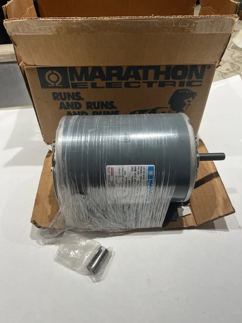 MARATHON ELECTRIC MOTOR B208 1/2 HP-60 HZ-Single Phase-1725 RPM-MODEL ...