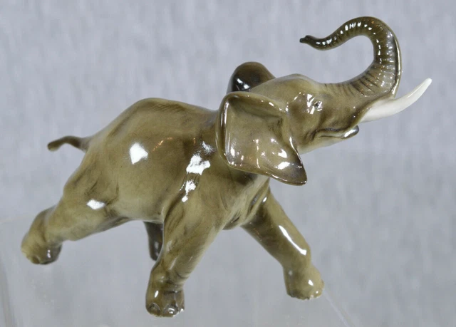 ALTE PORZELLAN FIGUR Von Hutschenreuter - Elefant - Mit Hr Marke EUR 44 ...