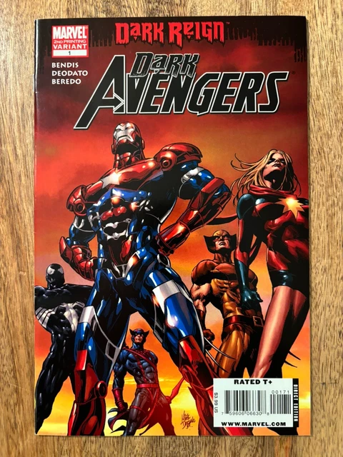 DARK AVENGERS #1 Dark Reign variante seconda stampa (2009 Marvel Comics ...