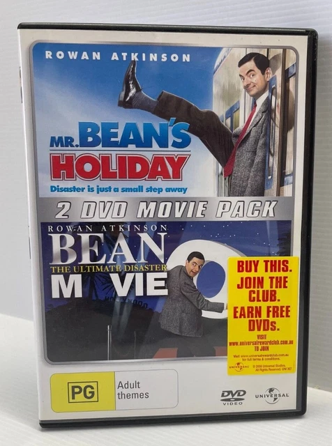 MR BEAN HOLIDAY & Movie DVD Rowan Atkinson Region 2 4 Comedy Film ...