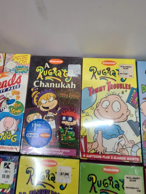 NICKELODEON VHS MOVIE Lot 11 SEALED Rugrats Catdog Christmas Paramount ...
