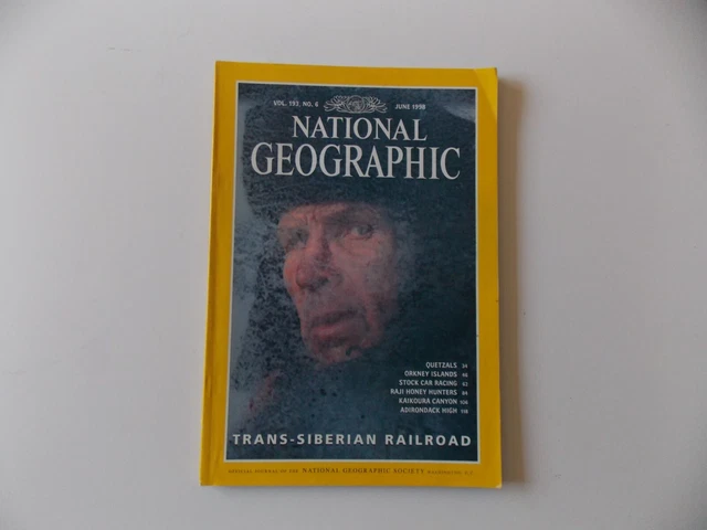 NATIONAL GEOGRAPHIC - Trans Siberian Railroad - June 1998 £11.12 ...
