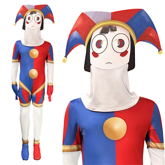 The Amazing Digital Circus Costume Jax Cosplay Jumpsuit Outfit Carnival