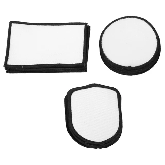 TOPPE TERMOADESIVE NEL Tessuto, 24 Pezzi, Toppe Termoadesive, per ...