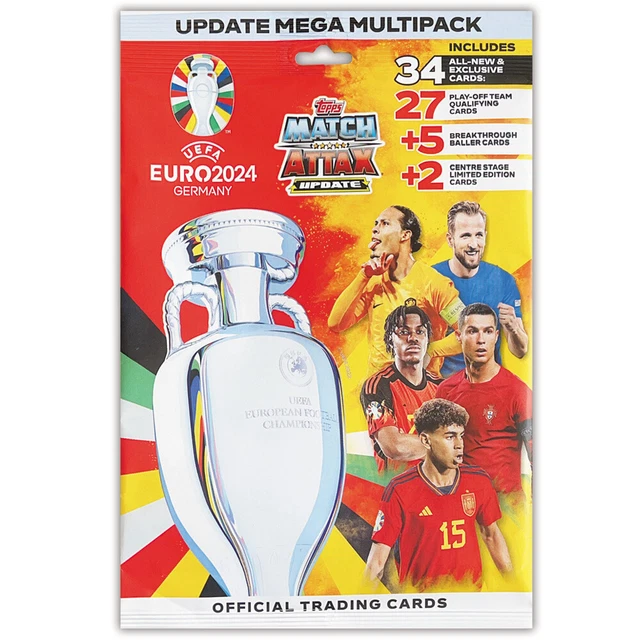 MATCH ATTAX UEFA EURO 2024 Germany - 1 Update Mega Multipack EUR 13,79 - PicClick DE