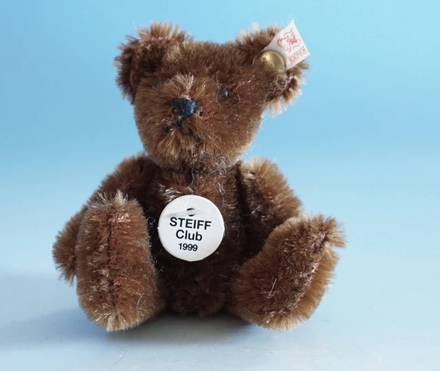 STEIFF CLUB 1999 Miniatur Teddybär Teddy Bär Bear braun 9 cm (1123-107 ...