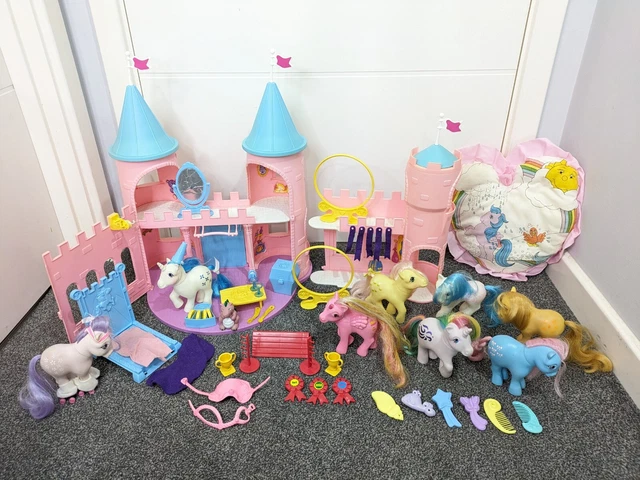 G1 MY LITTLE Pony Dream Castle Bundle + X8 Ponies & Accessories Hasbro ...