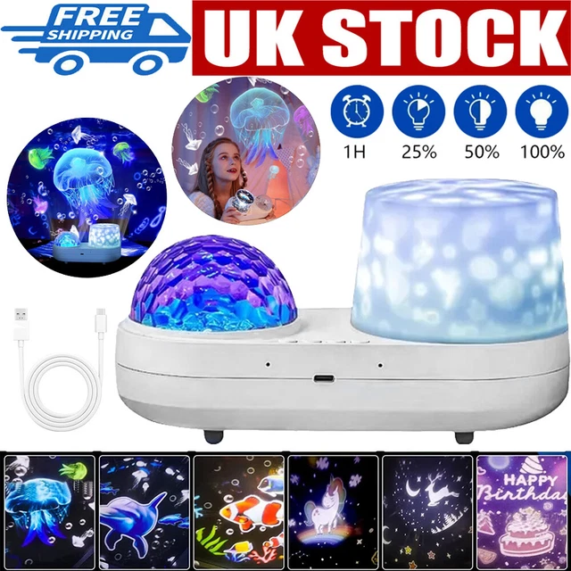 OCEAN STARRY PROJECTOR Galaxy Nebula Night Light 16in1 for Kids Bedroom ...