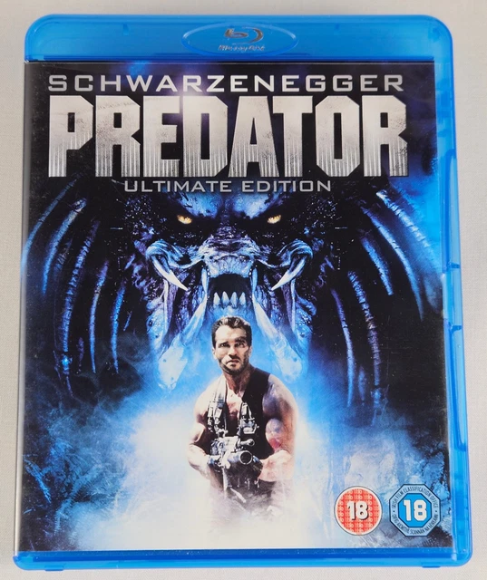 PREDATOR - ARNOLD Schwarzenegger - Blu-ray Region ABC - VGC - Mint Disc ...